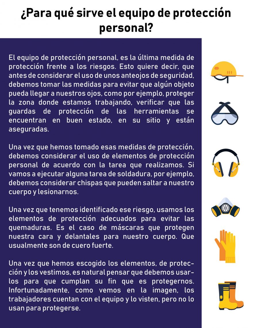 PLATICA DE SEGURIDAD, BUEN USO DEL EQUIPO DE PROTECCIÓN PERSONAL - La Cantera